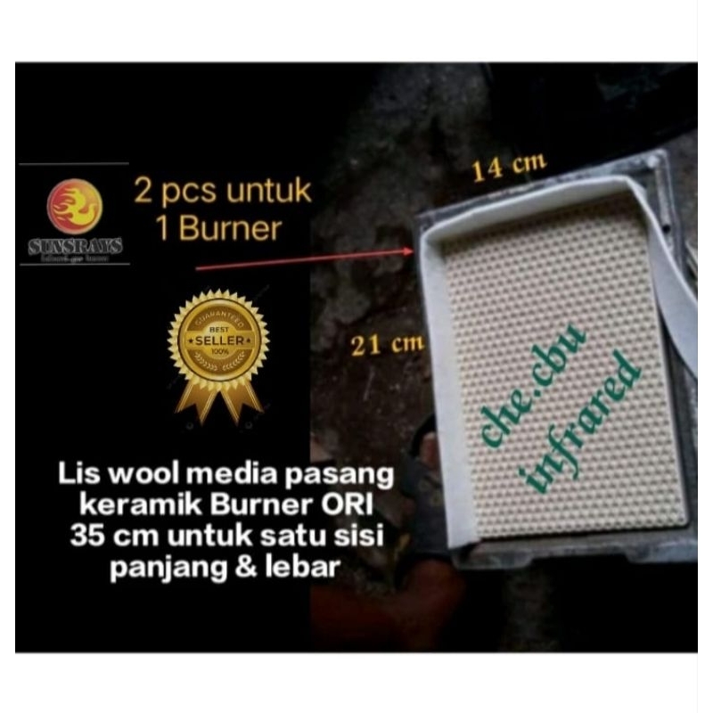 Jual FrameLis pemanas ORI , Frame Lis keramik Burner , framelis keramik ...