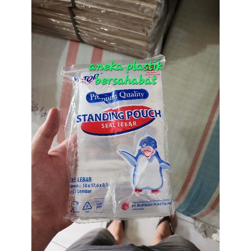 Jual ( SEAL LEBAR ) standing pouch ukuran 10x17 , 12x20 , 14x22 ...