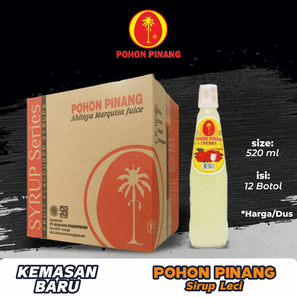 Jual Pohon Pinang Sirup Leci Kemasan 1 Lusin | Shopee Indonesia