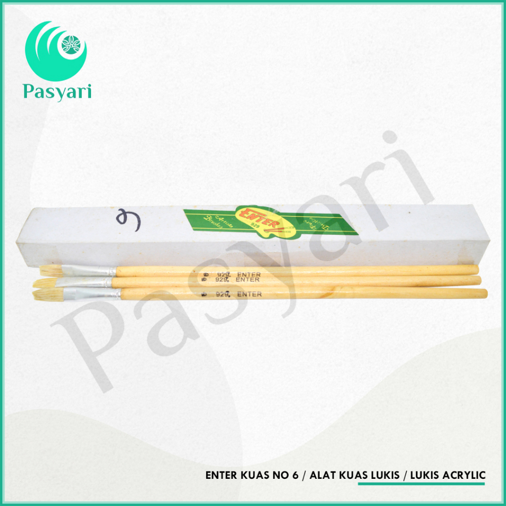 Jual ENTER KUAS NO 1 / ALAT KUAS LUKIS / LUKIS ACRYLIC | Shopee Indonesia