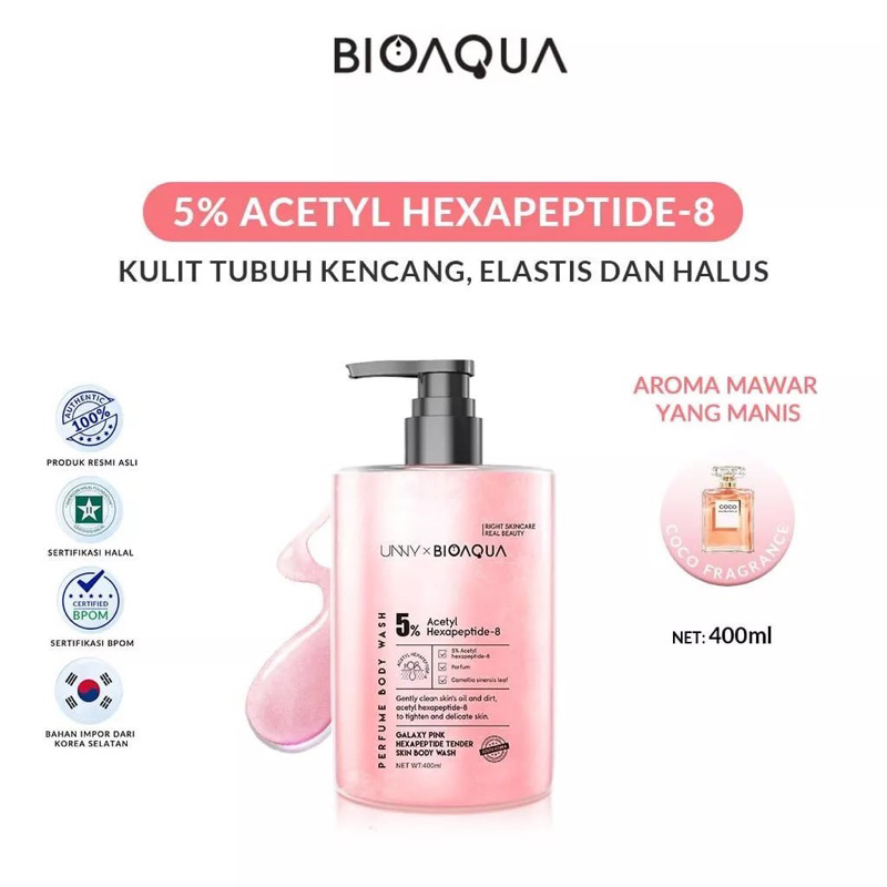 Jual BIOAQUA 24K GOLD BODY WASH 100% ORIGINAL BPOM - SABUN MANDI - SABUN CAIR | Shopee Indonesia