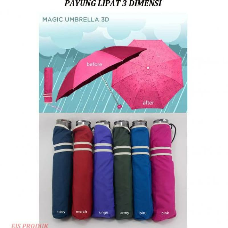 Jual PAYUNG LIPAT 3 KEMBANG/SILVER PAYUNG MINI PAYUNG LIPAT MURAH ...