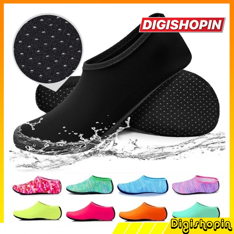 Jual Sepatu Pantai Pasir anti karang Slip On Aqua Beach Slippers Sepatu ...
