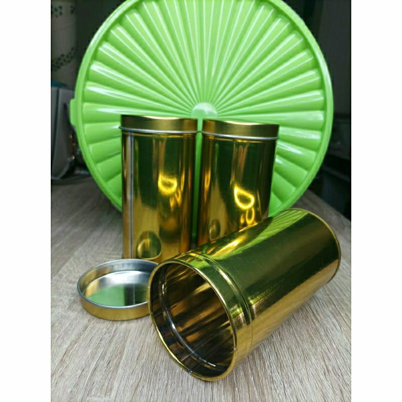 Jual KALENG BULAT / KALENG EMAS / KALENG SERBA GUNA 7,5 X 15 CM ...