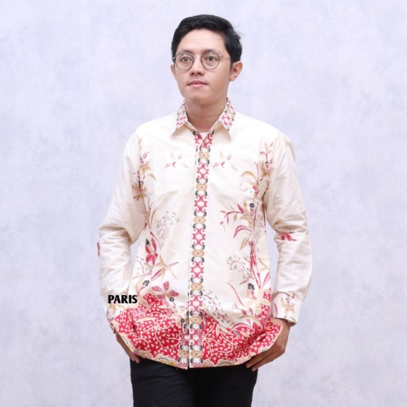 Jual KEMEJA KERJA PRIA PANJANG - BATIK MOTIF Burung Kasuari | Shopee ...