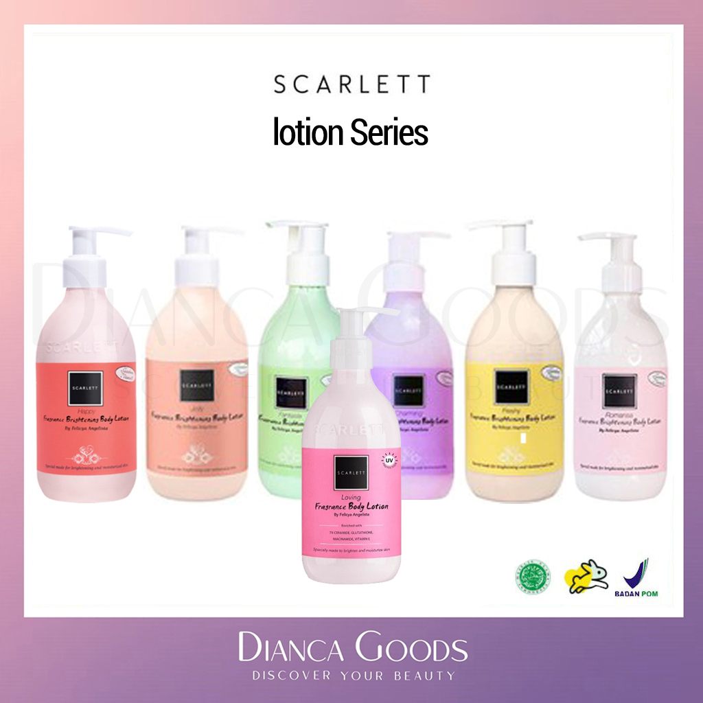 Jual SCARLETT Lotion Series | Romansa / Freshy / Charming / Fantasia ...