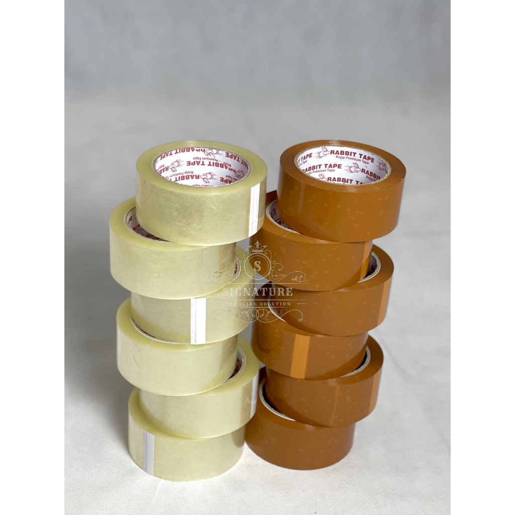 Jual LAKBAN BENING COKELAT 100 YARD x 2 INCH 45MM TEBAL 1SLOP ISI 6ROLL | Shopee Indonesia