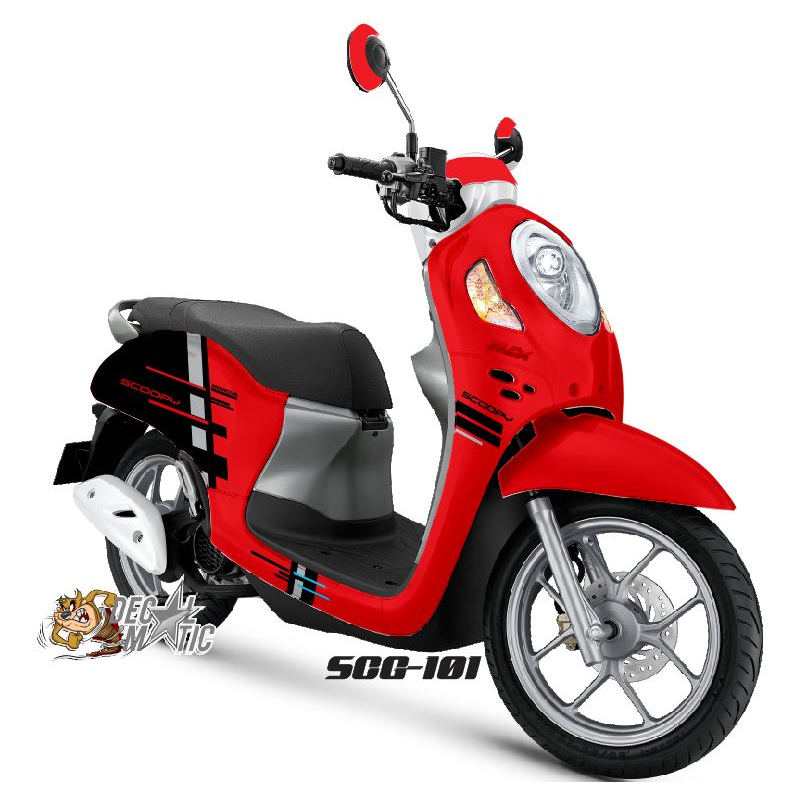 Jual Stiker Decal Full Body Sticker Motor Scoopy 2020 2021 2022 2023 ...