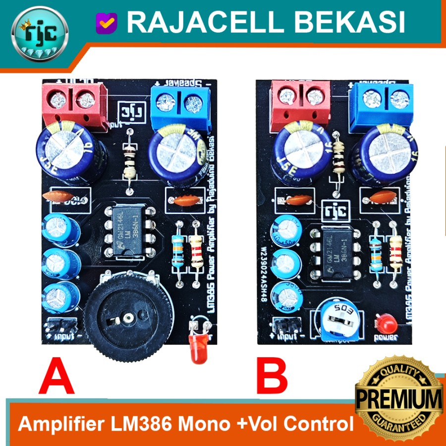 Jual Amplifier LM386 Mono Audio Power Amplifier Mini Ampli 5V 12V ...