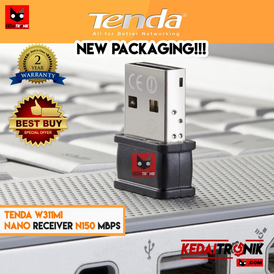 Jual NEW TENDA W311MI NANO RECEIVER USB Wifi Dongle Adapter MINI ...