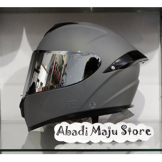 Jual Helm SNAIL FFS2 Stone Grey Doff Original | Shopee Indonesia