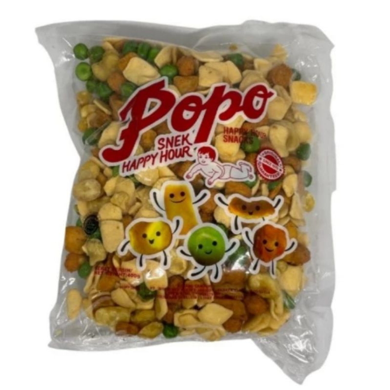 Jual Naraya Popo Muruku Snack Ikan Plus Kacang Campur 400g / Naraya ...