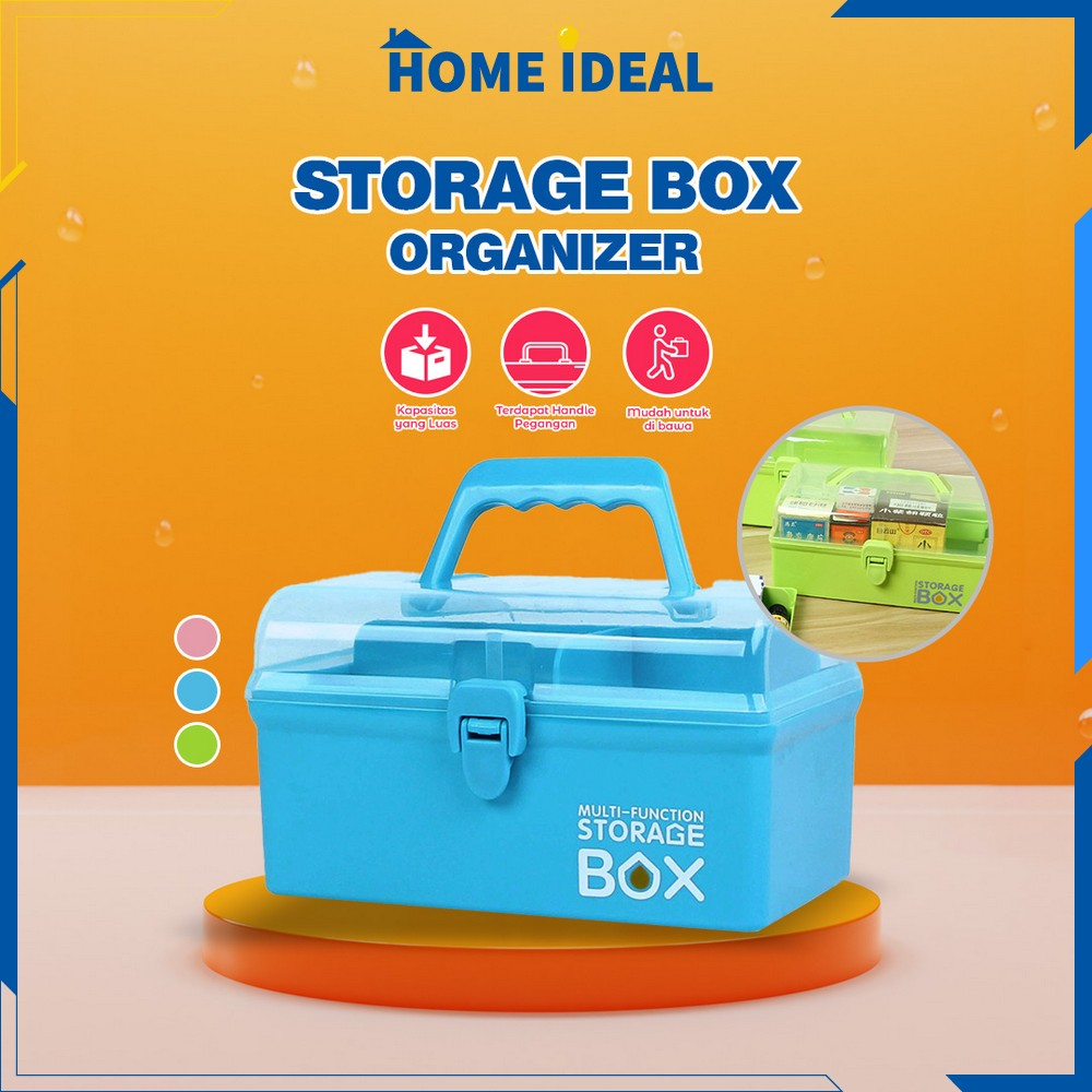 Jual Box Organizer Tempat Kotak Penyimpanan Serbaguna / Box Perhiasan ...