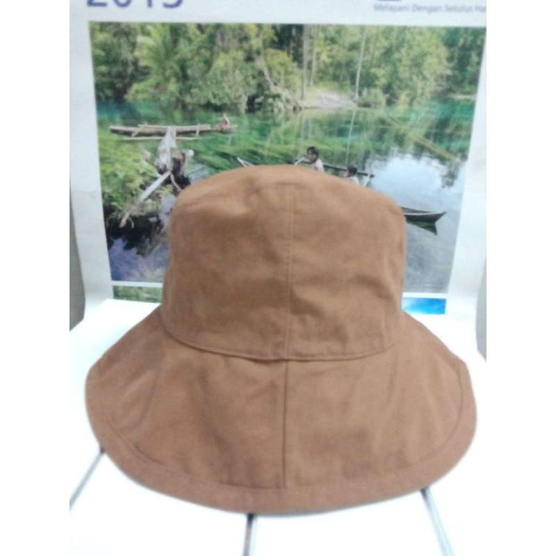 Jual Topi Bucket hat cotton Original preloved second | Shopee Indonesia