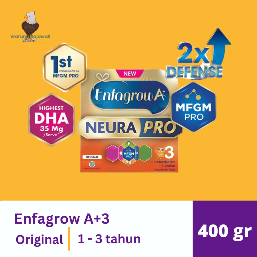 Jual Enfagrow A+3 Susu Formula Original / Plain 400 gram | Shopee Indonesia