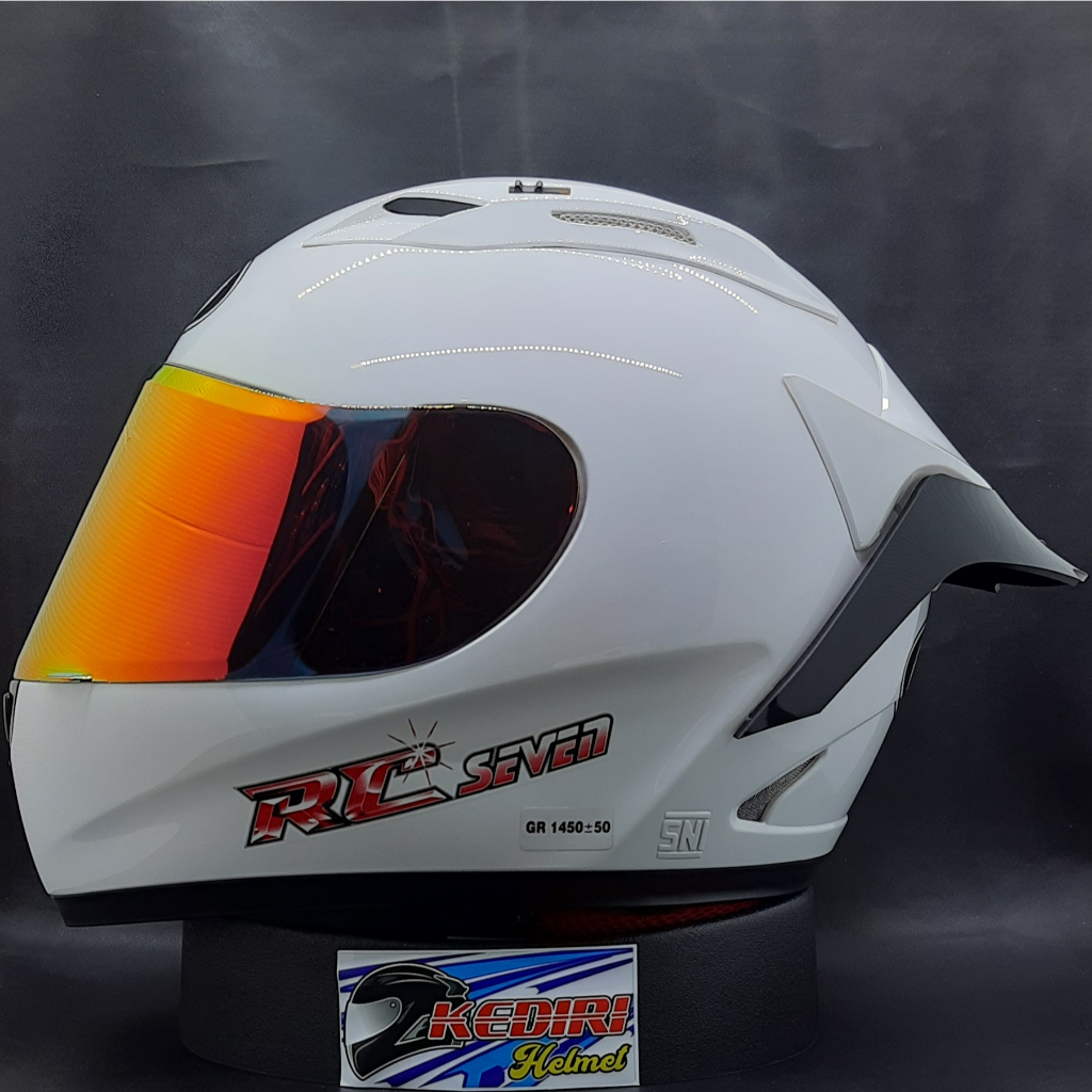 Jual Helm KYT RC Seven 7 Solid polos rc7 full face paket ganteng ...