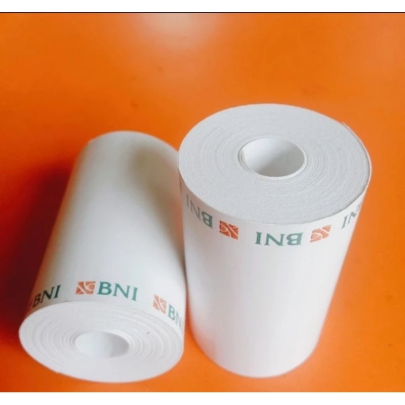 Jual Kertas struk kasir thermal logo bank BNI 58/57x40mm | Shopee Indonesia