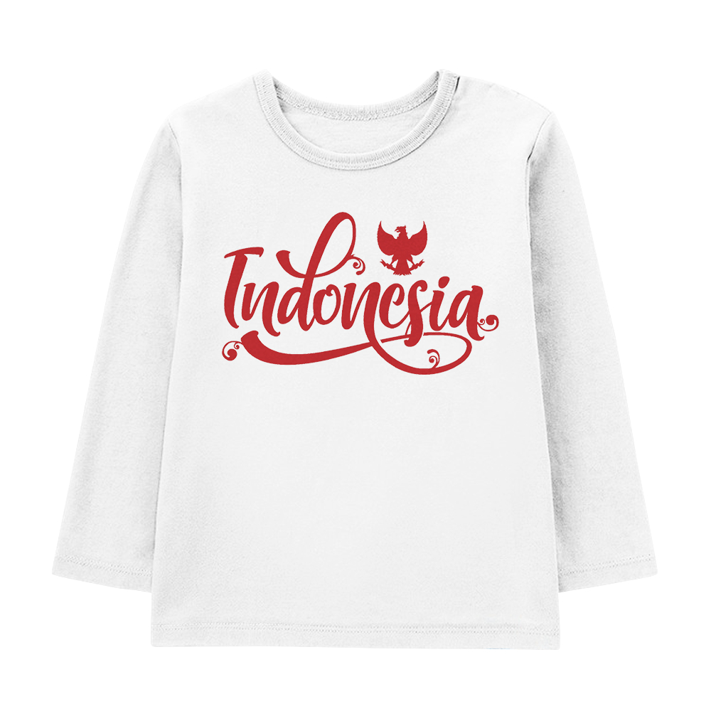 Jual Kaos Couple Family Agustusan Anak Dan Dewasa Motif Indonesia Merah ...