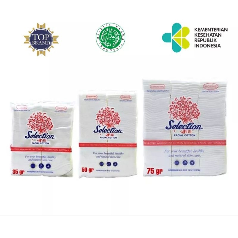 Jual Kapas Selection 75g HANYA JNT DAN JNE | Shopee Indonesia