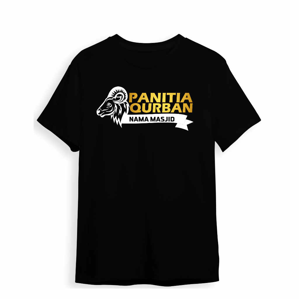 Jual KAOS BAJU PANITIA QURBAN IDUL ADHA CUSTOM NAMA/MASJID / KAOS ...