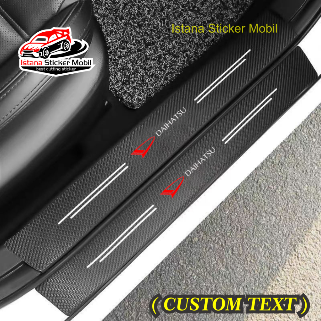 Jual sill plate karbon mobil daihatsu xenia sigra terios ayla custom ...