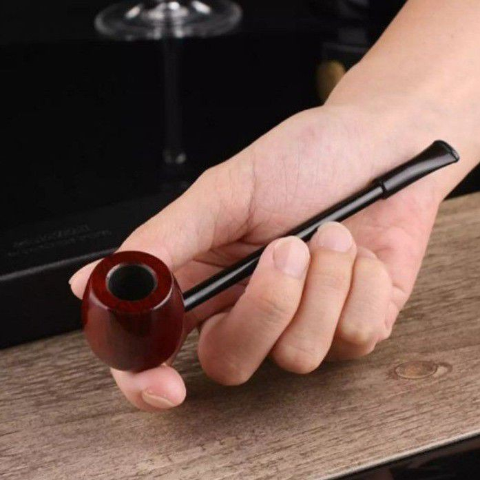 Jual TOM RIDER - Popeye Flat Smoking Pipes Mahogany Wood Klasik Classic ...