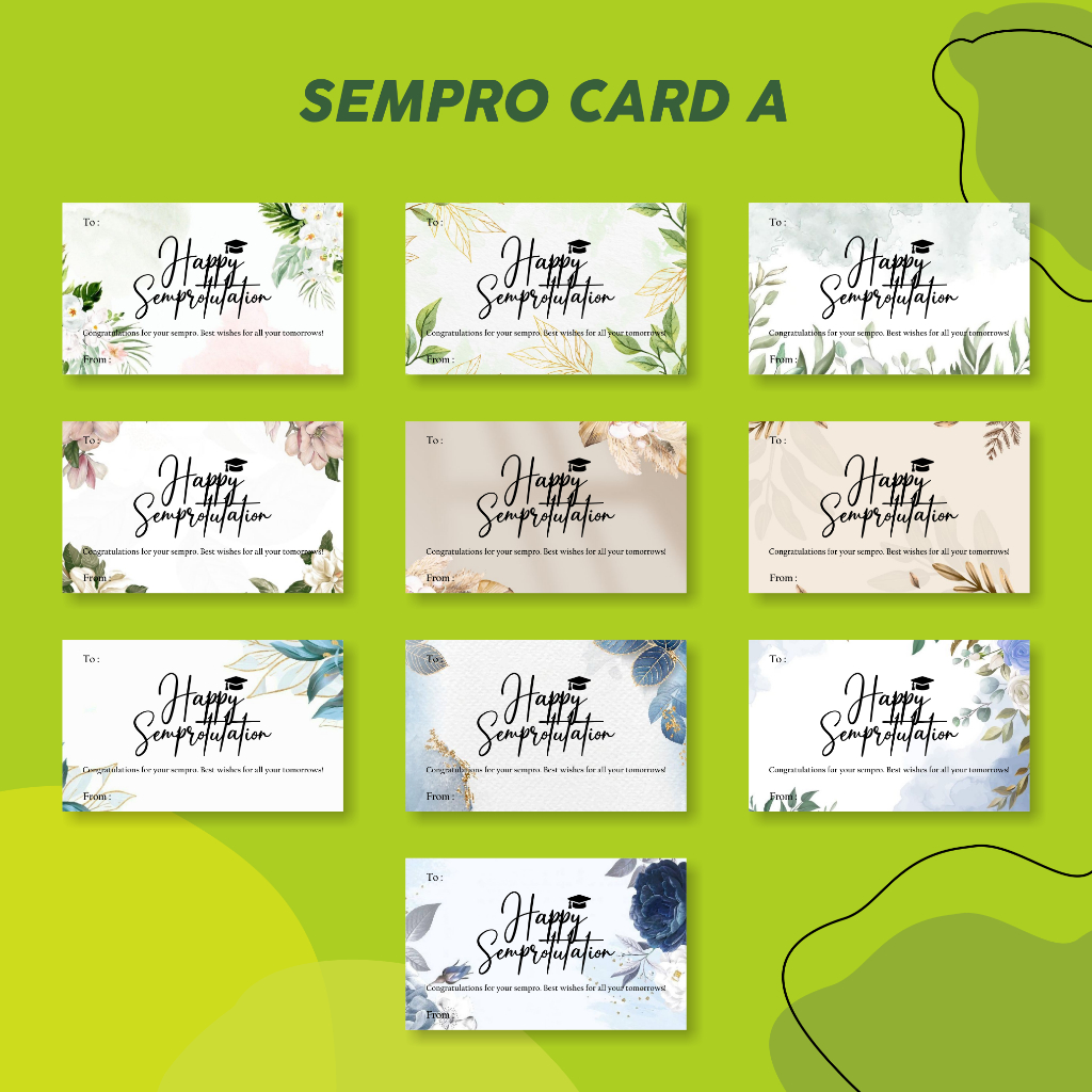 Jual UCAPAN SEMPRO/ SELAMAT SEMINAR PROPOSAL/ SEMPROTULATION GIFT KODE ...