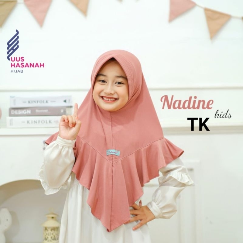 Jual (Uus Hasanah) NADINE TK •jilbab instan anak jersey super•hijab ...