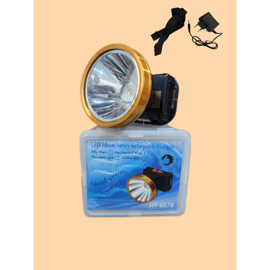 Jual [ PROMO CUCI GUDANG ] Senter Kepala LED HY-8878 / Senter Kepala ...