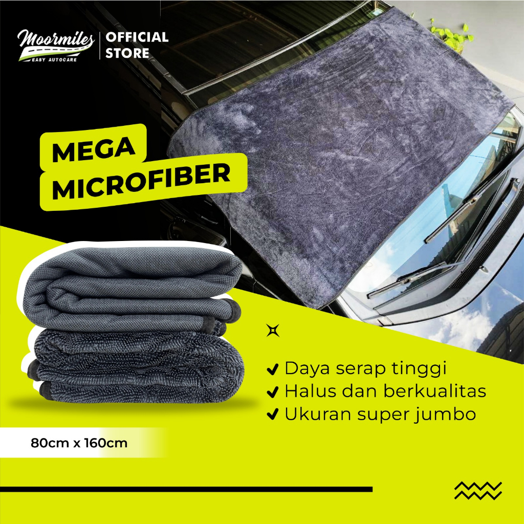 Jual MOORMILES - MEGA MICROFIBER | LAP MICROFIBER JUMBO, LAP PENGERING ...