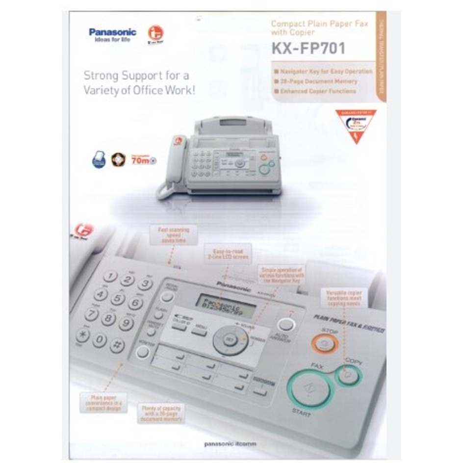 Jual LLS Mesin fax panasonic KX-FP 701 CX | Shopee Indonesia
