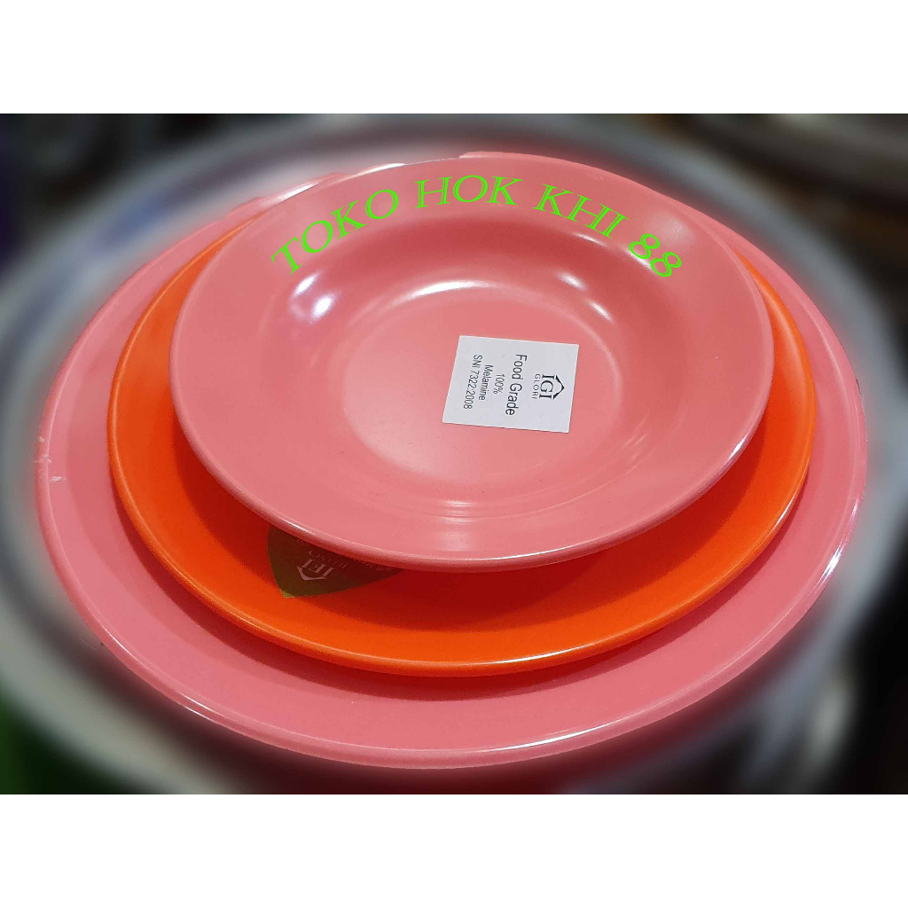 Jual IGI GLORI - Piring Kecil Piring Makan Piring Melamine - Piring ...
