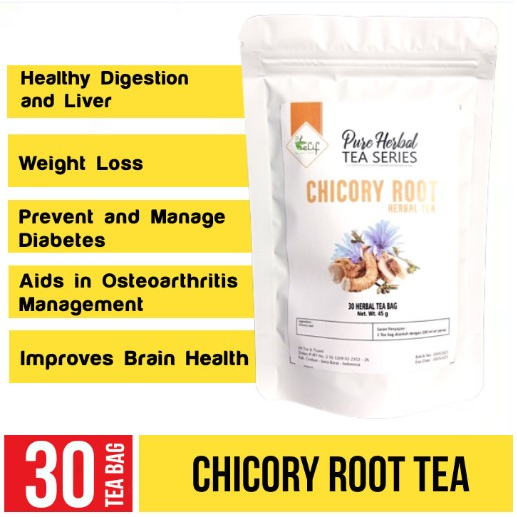 Jual ELIF TEA AND TISANE Chicory Root Tea | Teh Akar Chicory | Caffeine-Free | Botanical ...