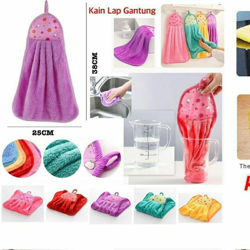 Jual KAIN LAP TANGAN MODEL GANTUNG HANDUK TANGAN SERBET GANTUNG LAP ...