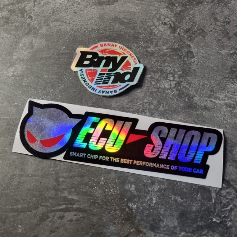 Jual Sticker Stiker ECU SHOP Princutt | Shopee Indonesia