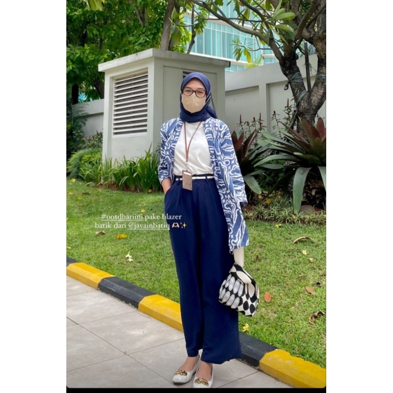Jual javainbatik - BLAZER BATIK NIKITA - batik kerja wanita - atasan wanita - outer batik wanita ...