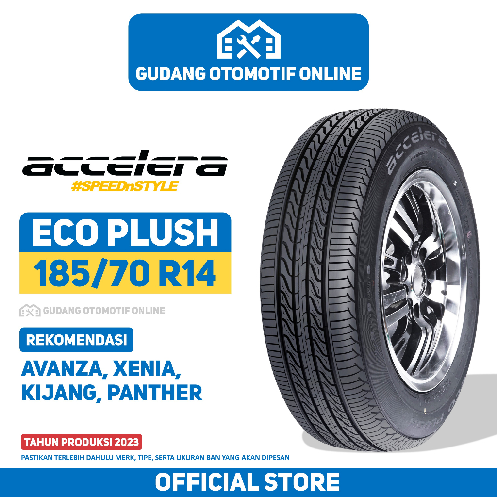Jual BAN MOBIL AVANZA XENIA KIJANG BAN ACCELERA ECO PLUSH 185/70 R14 BAN PANTHER - BAN MOBIL ...