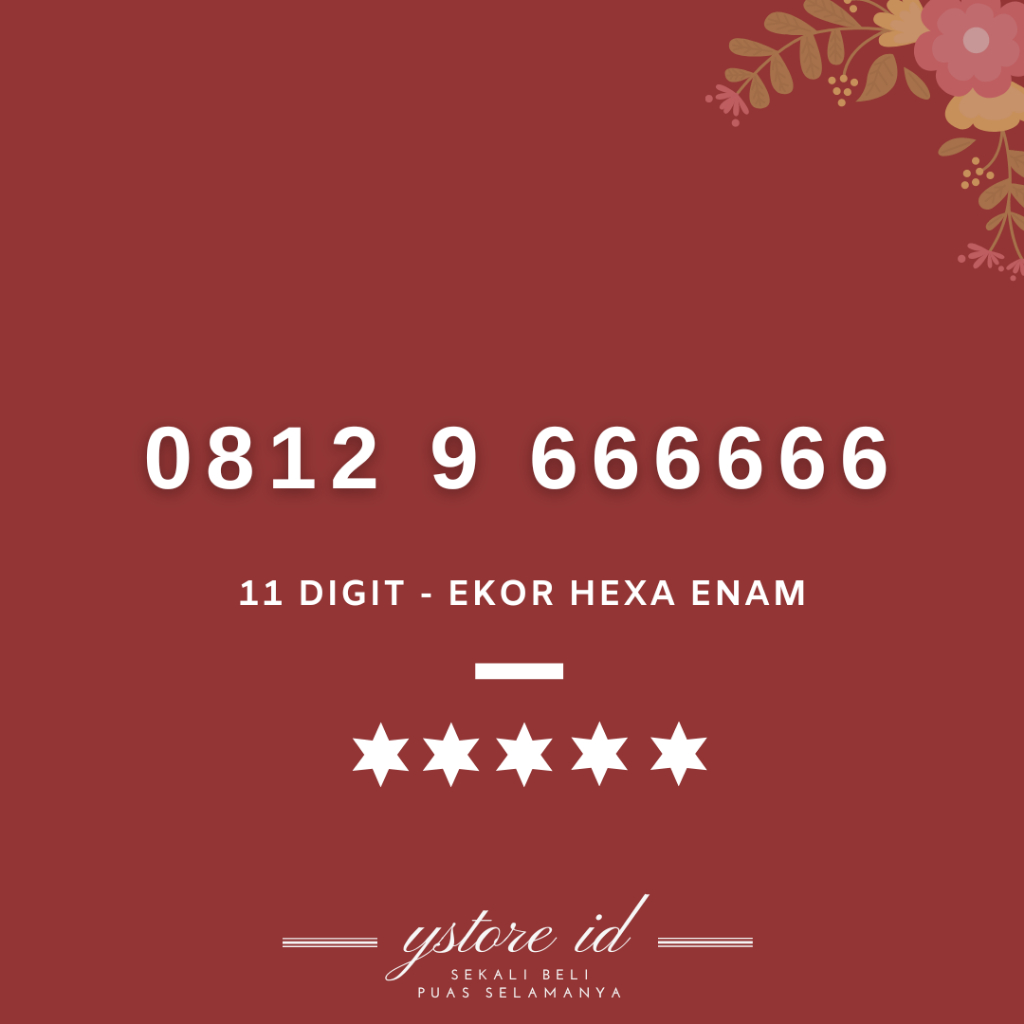 Jual 11 Digit Terbaik | NOMOR CANTIK SIMPATI 11 DIGIT 666666 KARTU PERDANA TELKOMSEL 4G NOMER ...