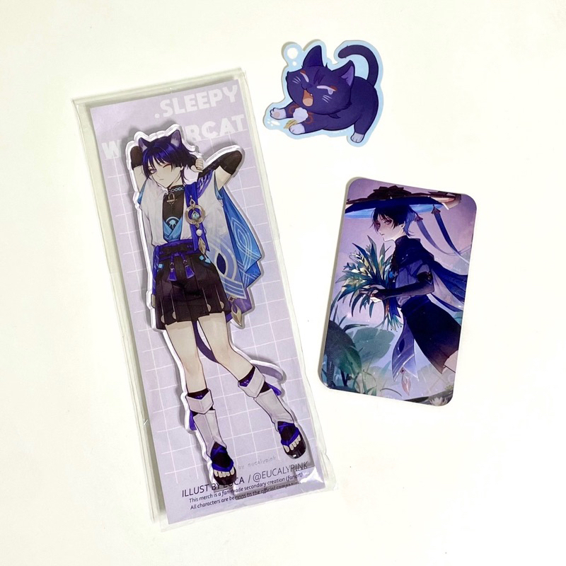 Jual scaramouche // scara // wanderer acrylic standee fanmerch (illust ...