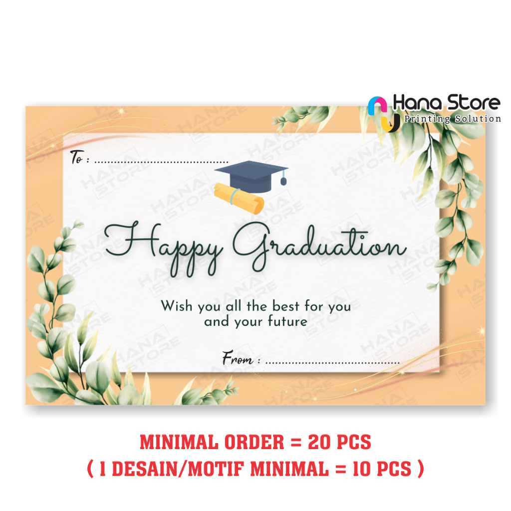 Jual Greeting Card GRADUATION V2 - Gift Card - Kartu Ucapan Wisuda ...