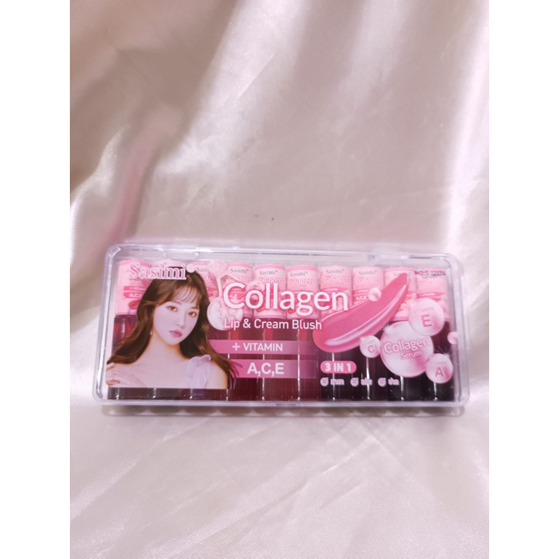 Jual LIPTINT SASIMI MINI PAPAN COLLAGEN(ECER) | Shopee Indonesia