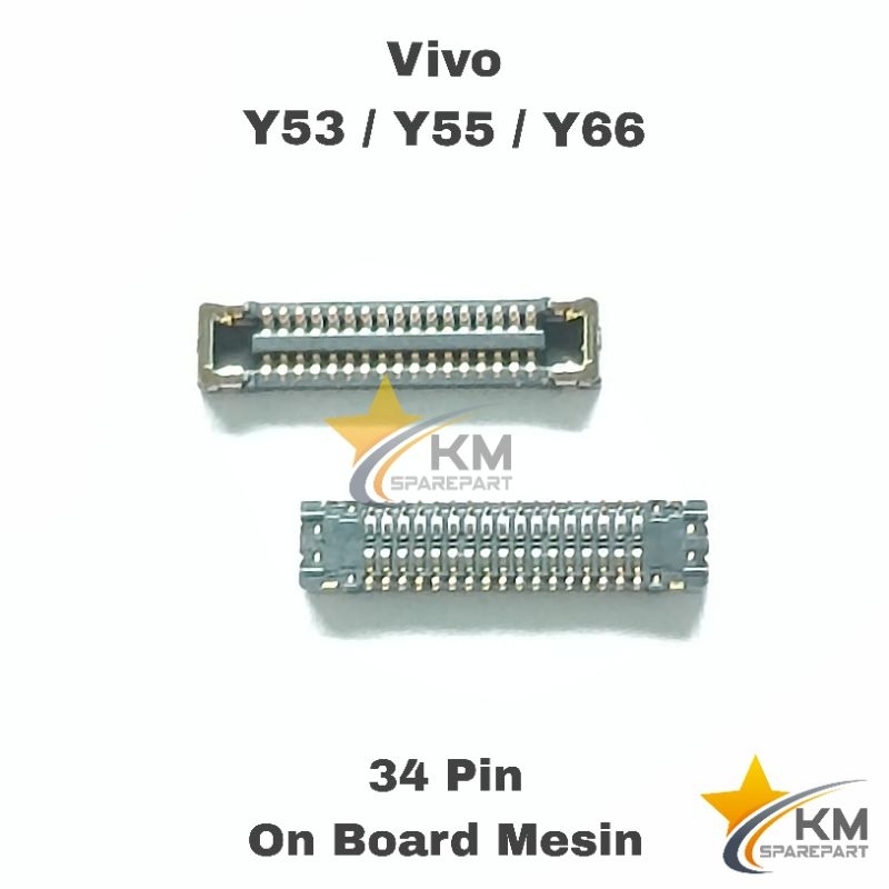 Jual Konektor Lcd Vivo Y53 Y55 Y66 Soket Connector Fpc Lcd Di Board ...
