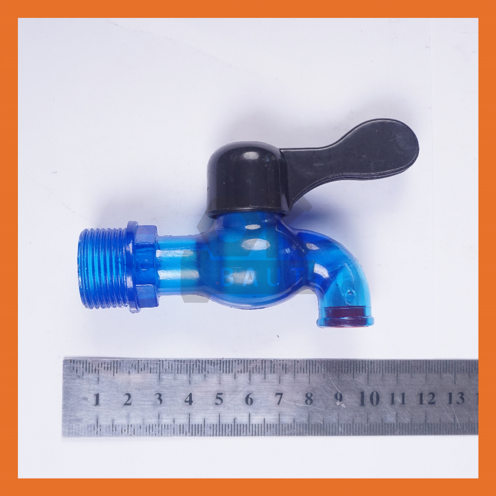 Jual Lotus Kran Tembok 3/4 Transparan engkol jempol Kran air Kran ...