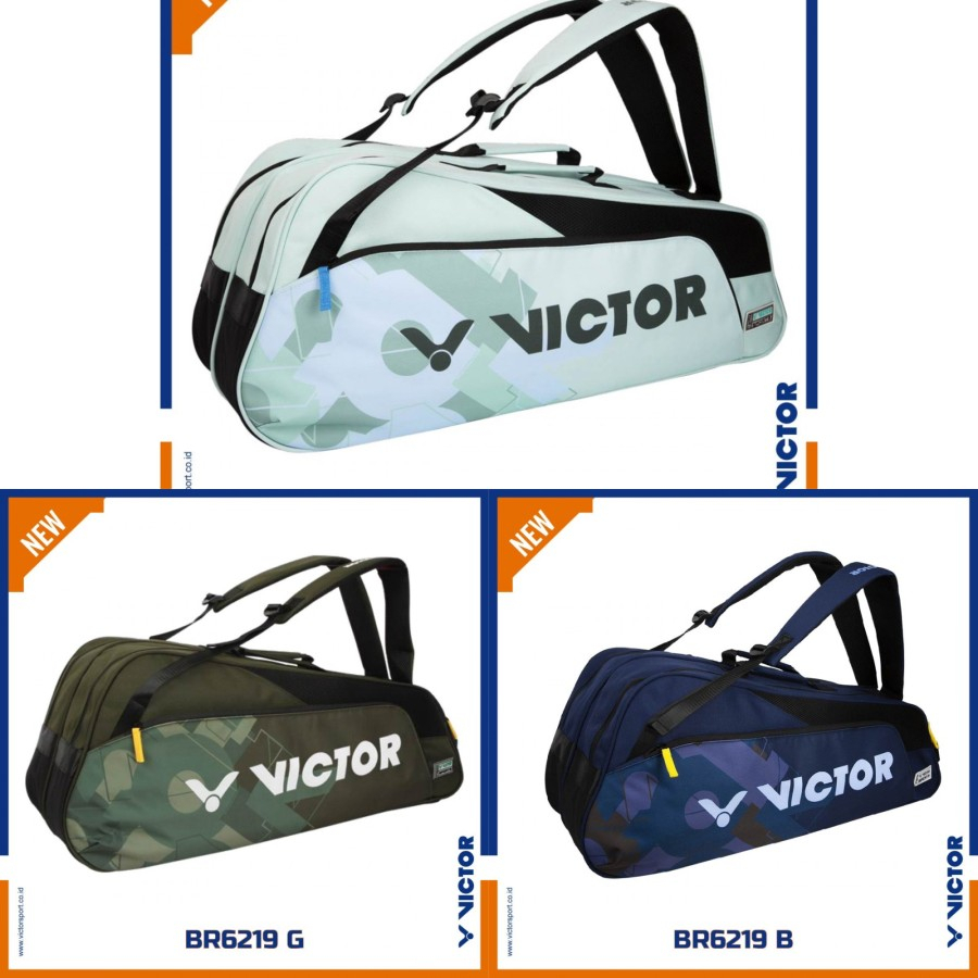 Jual NEW!! Tas Badminton Victor BR6219 / BR-6219 / BR6219 Original ...
