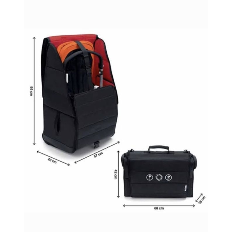 Jual Bugaboo comfort transport bag tas travel stroller | Shopee Indonesia