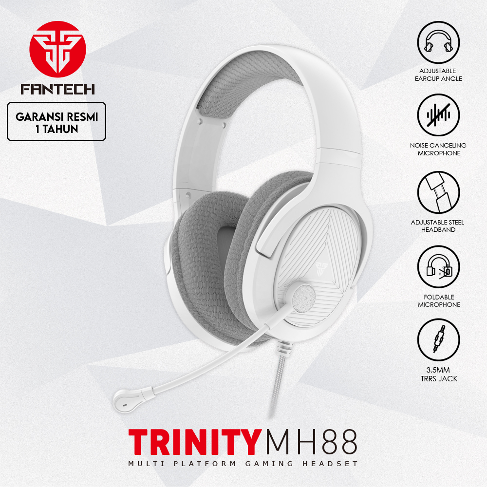 Jual Fantech TRINITY MH88 Mobile Headphone Multiplatform Headset Gaming ...