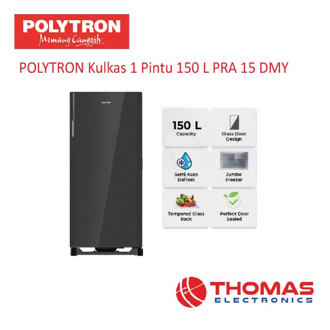 Jual POLYTRON Kulkas 1 Pintu 150 L PRA15DMY PRA 15 DMY 15 DMY Garansi ...