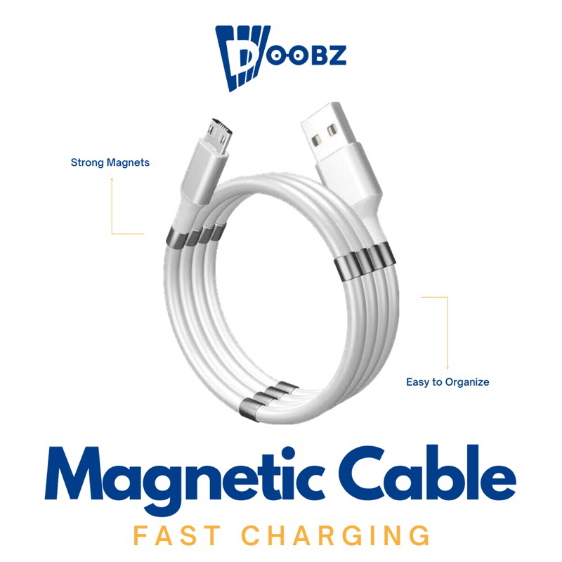 Jual Doobz Fast Charging 2.4A 1M Magnetic Cable for Type C and Type M ...