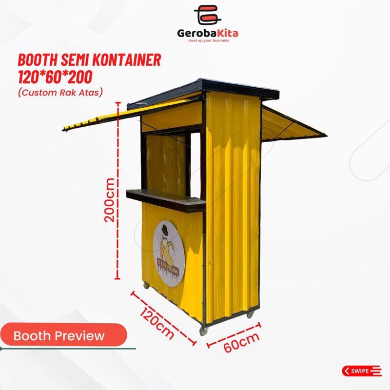 Jual Booth Semi Container (Custom Rak) | Shopee Indonesia