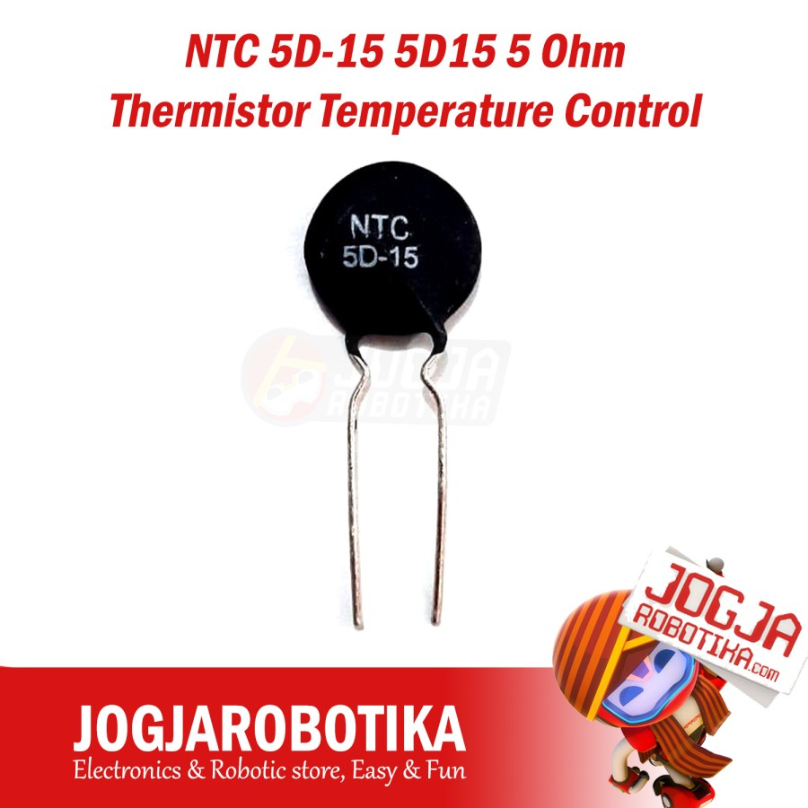 Jual NTC 5D-15 5D15 5 OHM THERMISTOR TEMPERATURE CONTROL | Shopee Indonesia